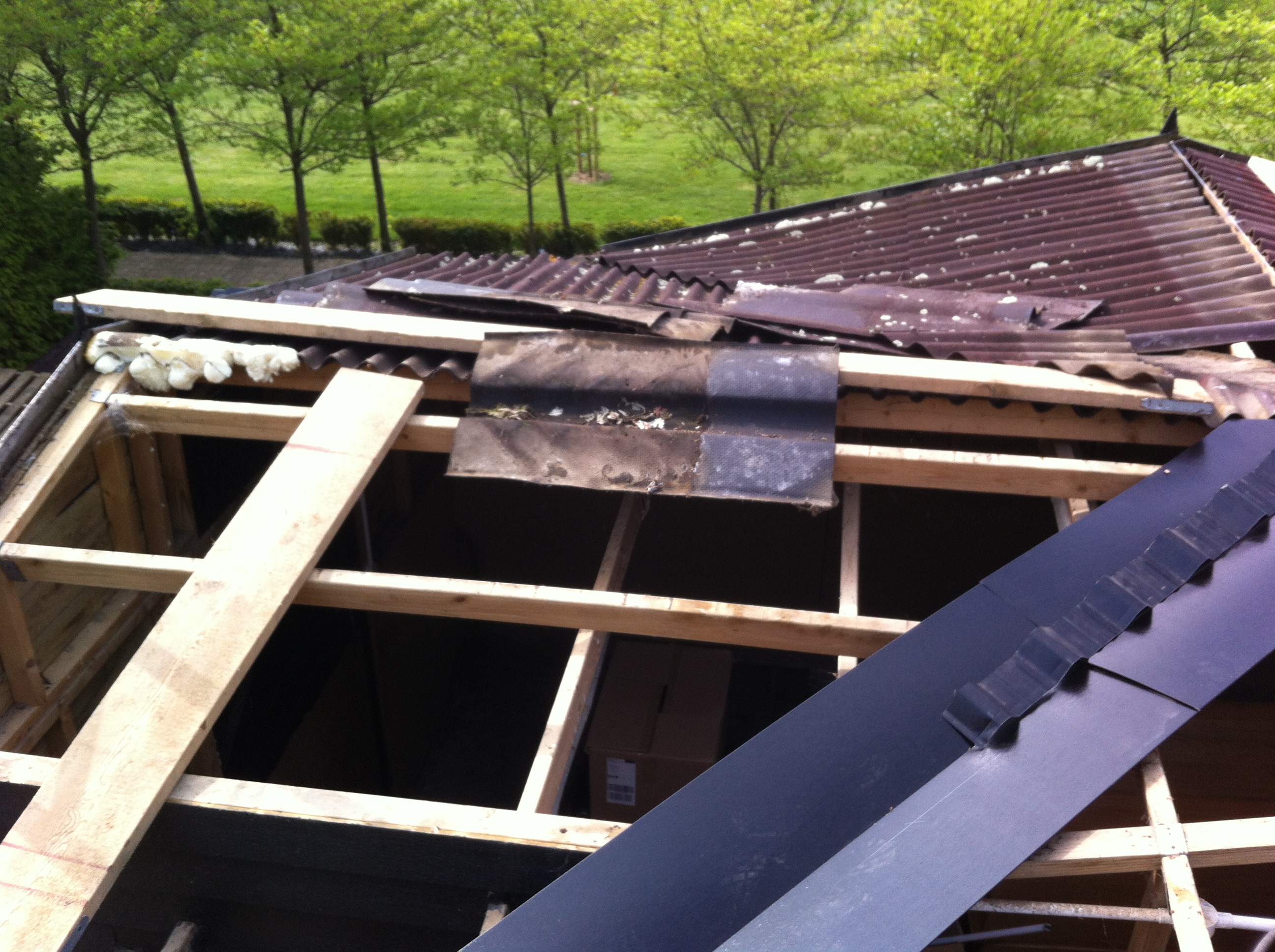 Stable Roof Before - RT Alkin